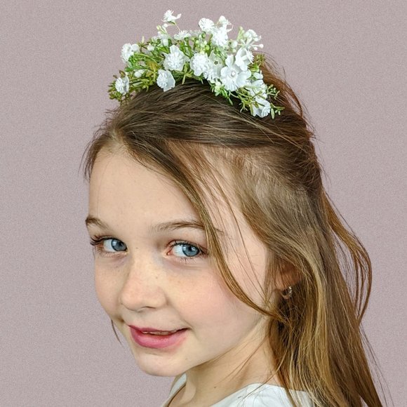 Celebrations in White | Accessories | Girls First Communion Flowergirl ...